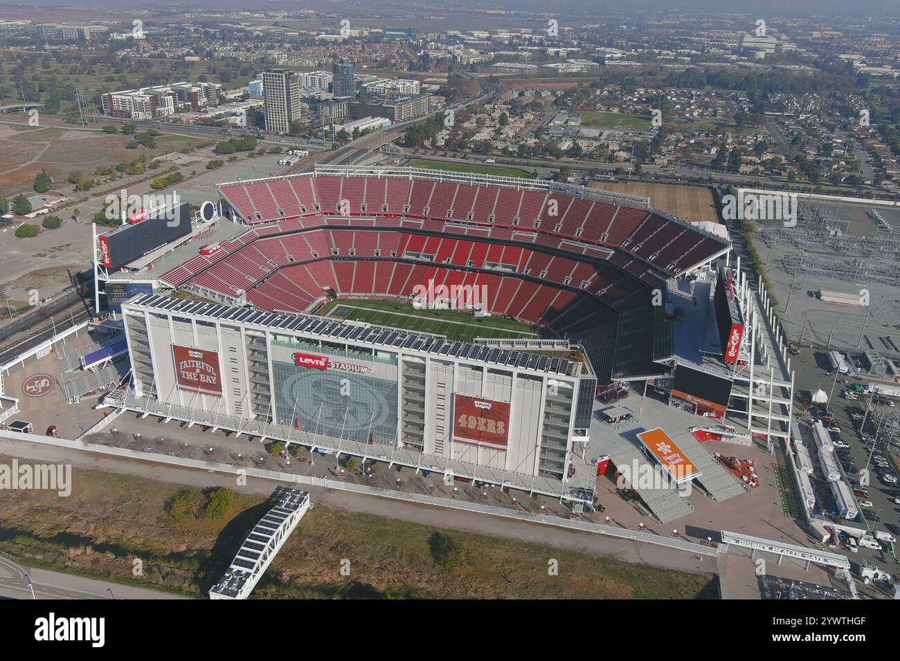 Levi's stadium aerial hi-res stock photography and images - Alamy