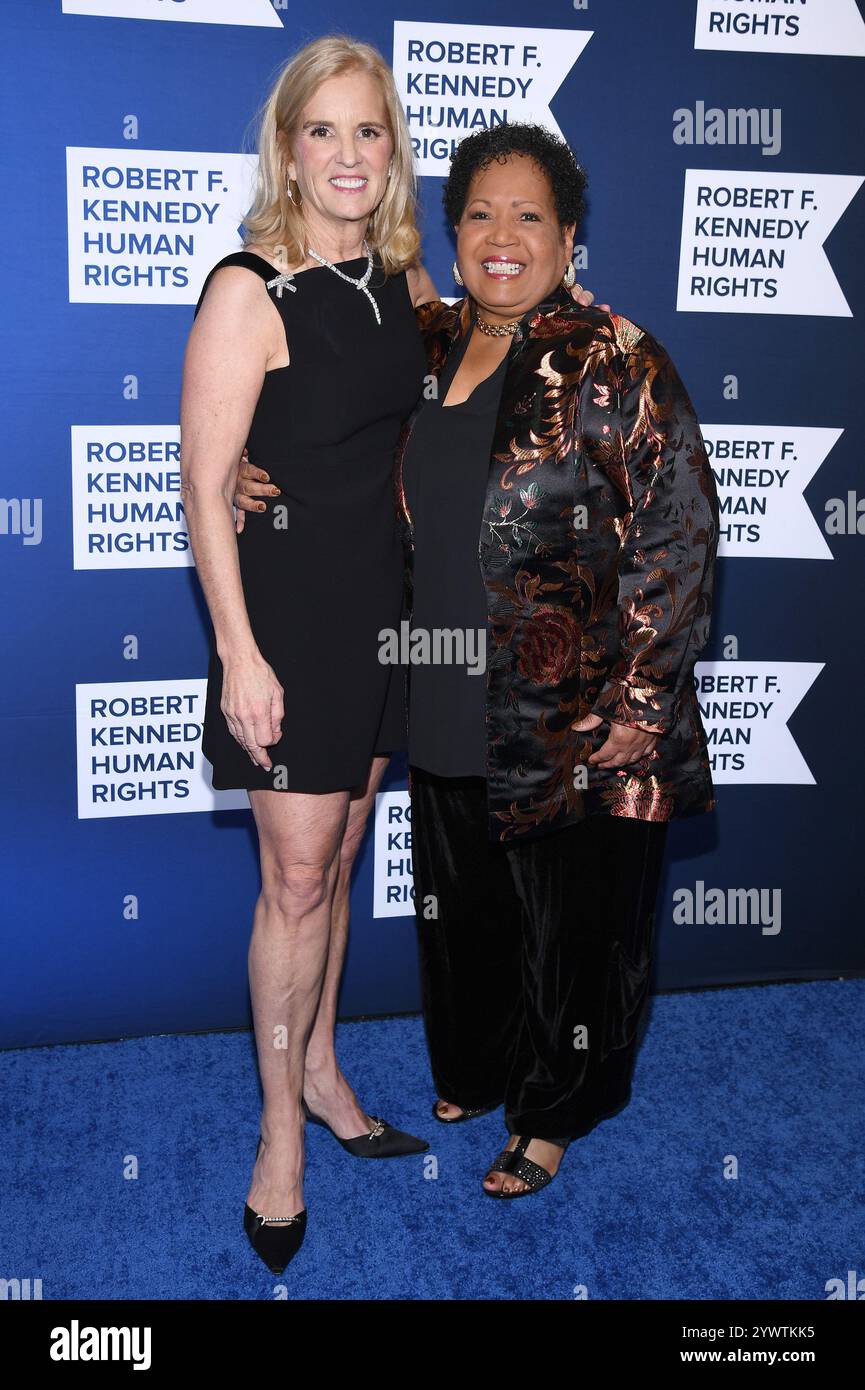 (L-R) Kerry Kennedy and Reena Evers-Everette attend the 2024 RFK Human ...