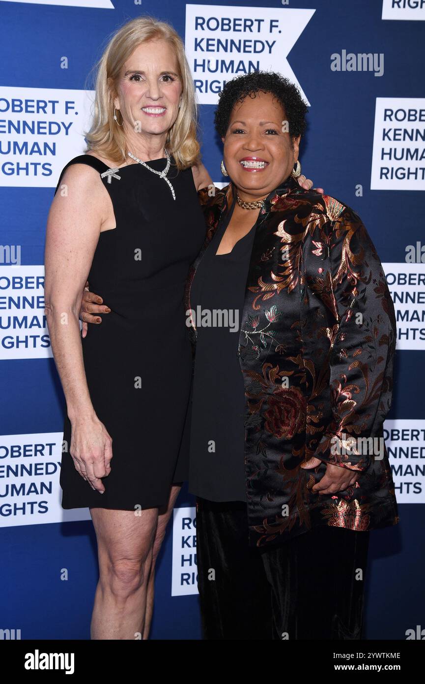 (L-R) Kerry Kennedy and Reena Evers-Everette attend the 2024 RFK Human ...