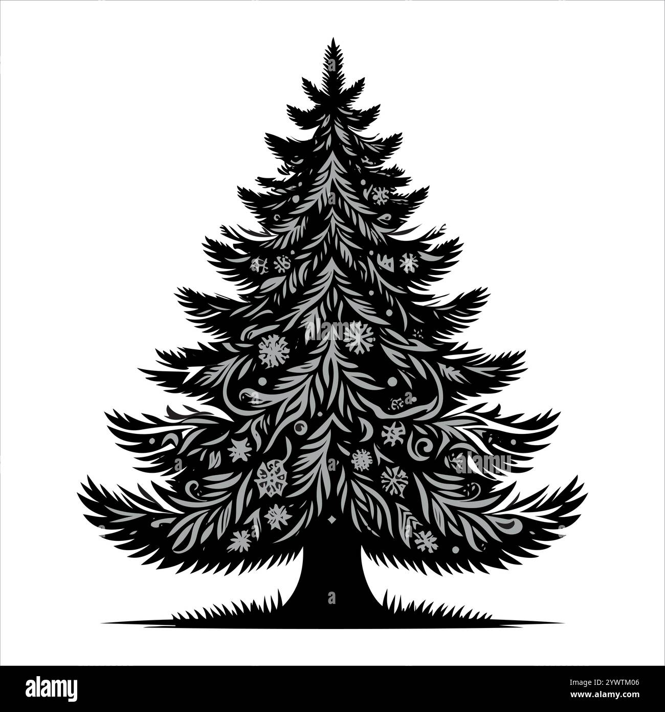 Rustic christmas art Black and White Stock Photos & Images - Alamy