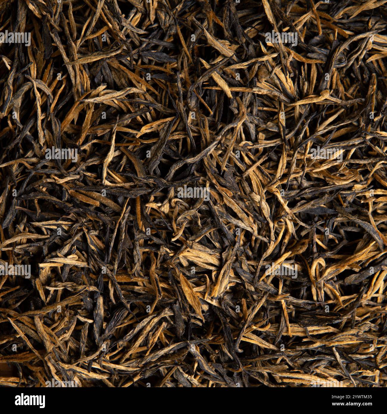 Dried Tea Leaves Showcasing Their Unique and Intriguing Texture and ...