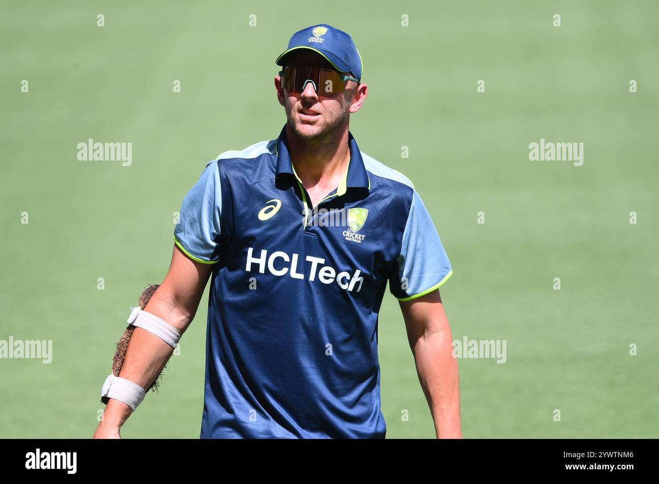 Brisbane, Australia. 12th Dec, 2024. Josh Hazelwood looks on during ...