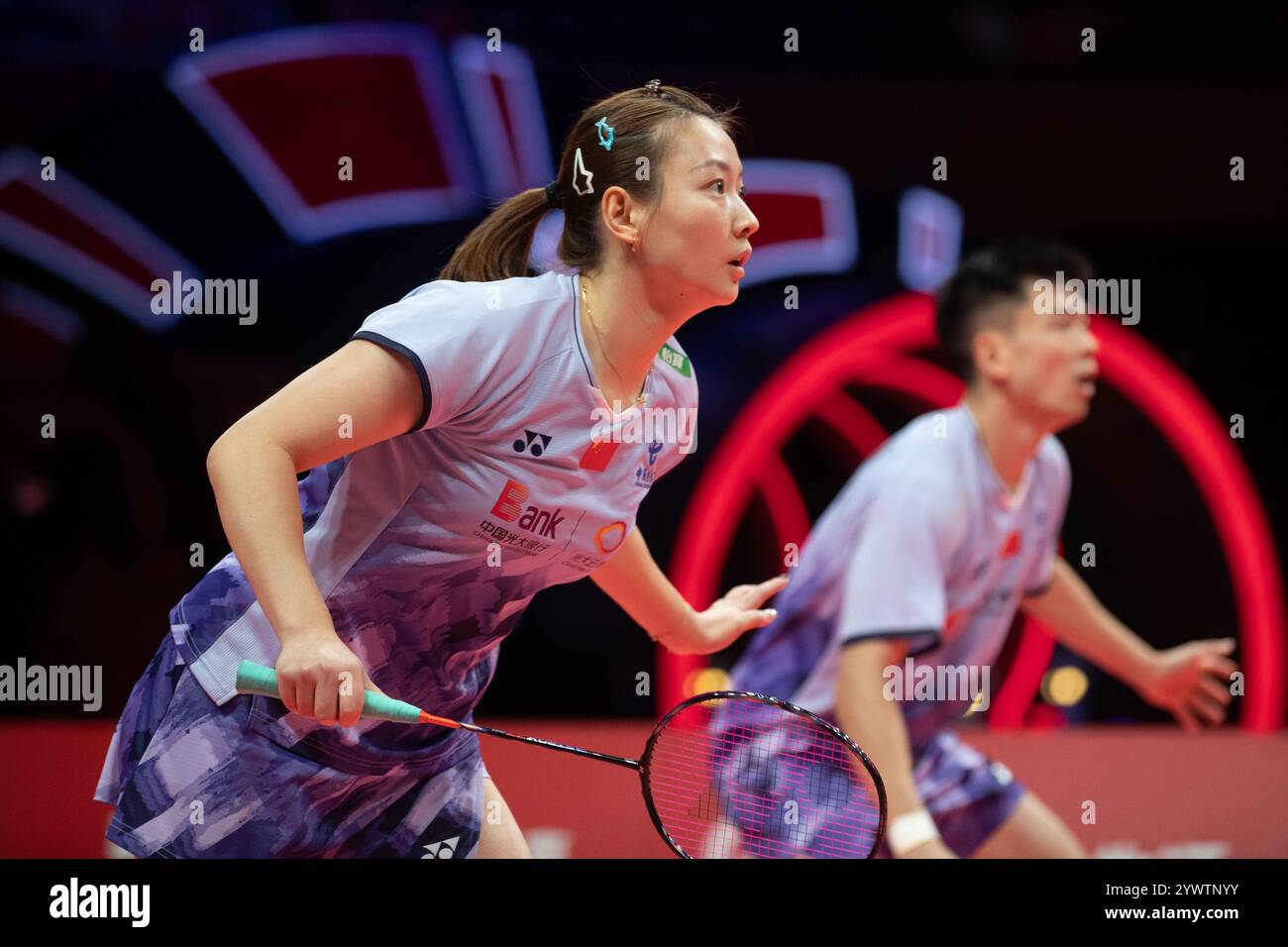 Chinese badminton players Jiang Zhenbang, Wei Yaxin defeat Chinese ...