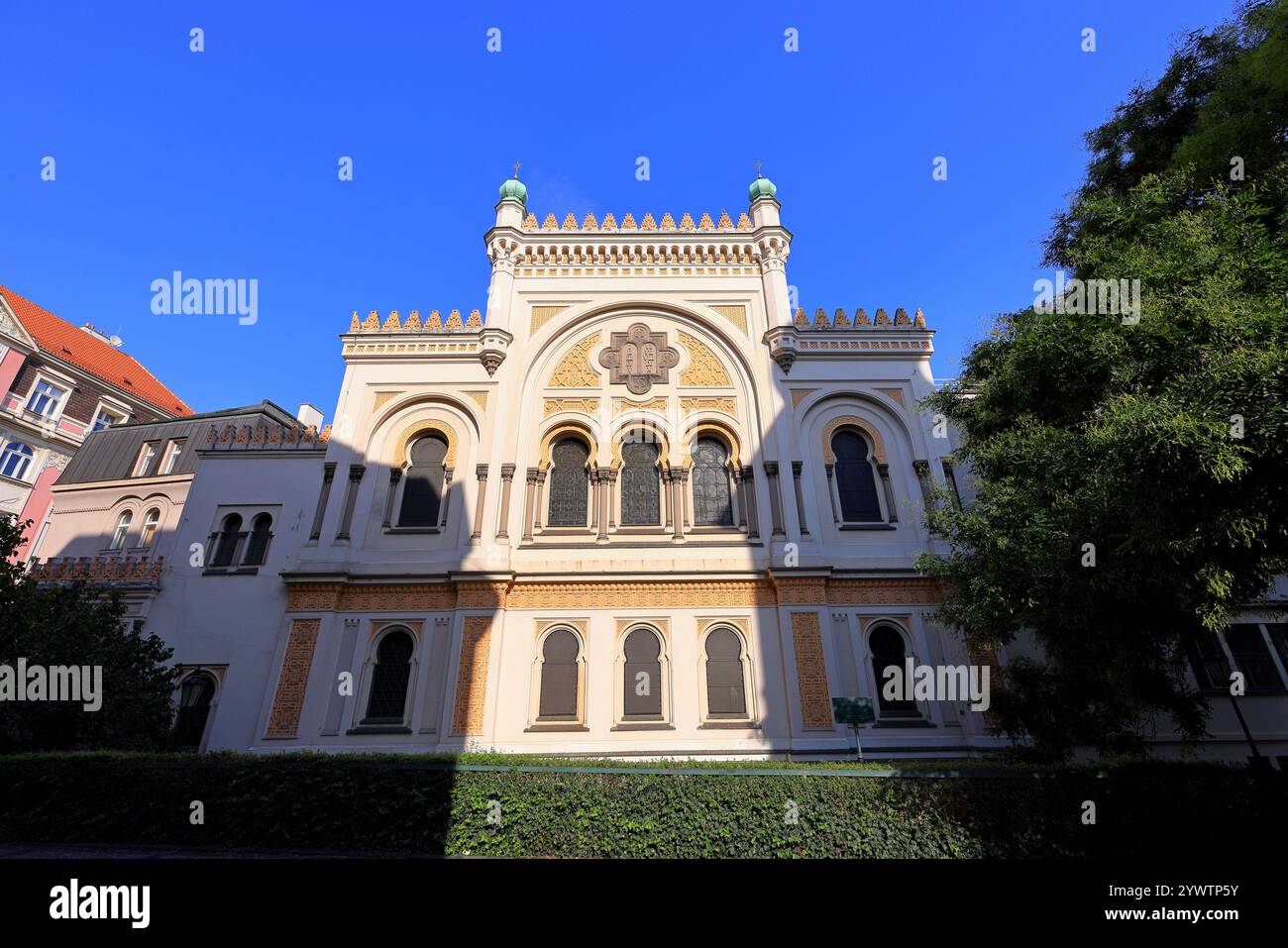 Old historic buildings near old Town Square in Prague Czech (Praha ...