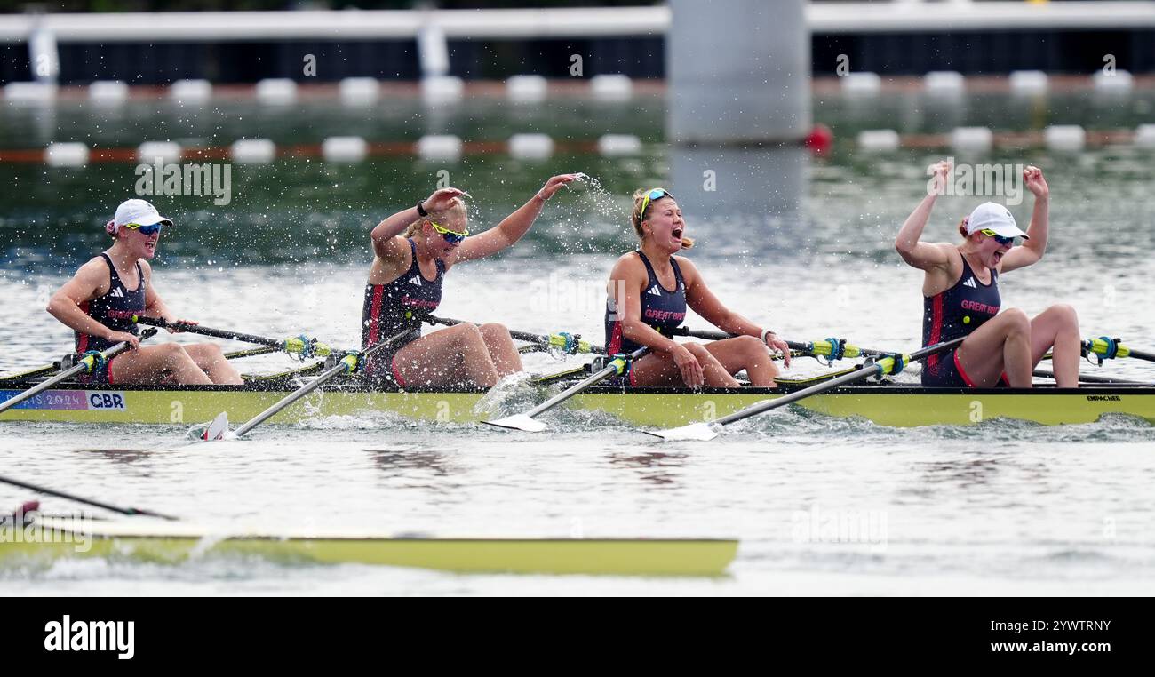 File photo dated 31-07-2024 of Great Britain's Lauren Henry, Hannah ...