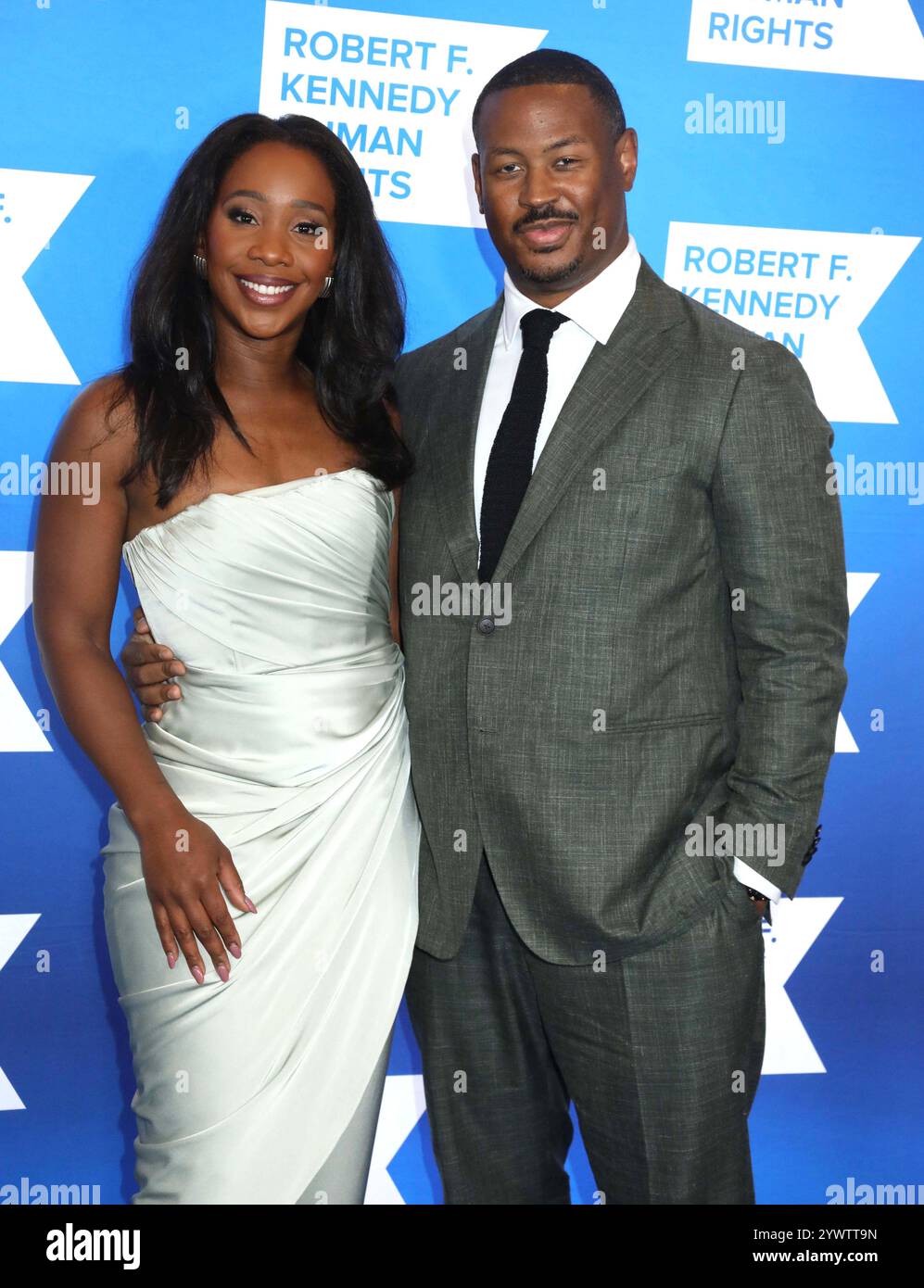 December 11, 2024, New York, New York, USA: CNN TV news anchor ABBY PHILLIP and husband MARCUS ...