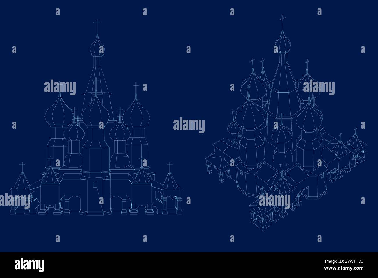 Blue historical church stone Stock Vector Images - Alamy