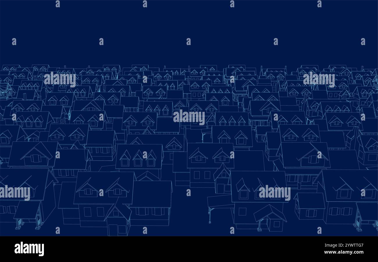 Line Drawing City Scenes. Vector illustration Stock Vector Image & Art ...