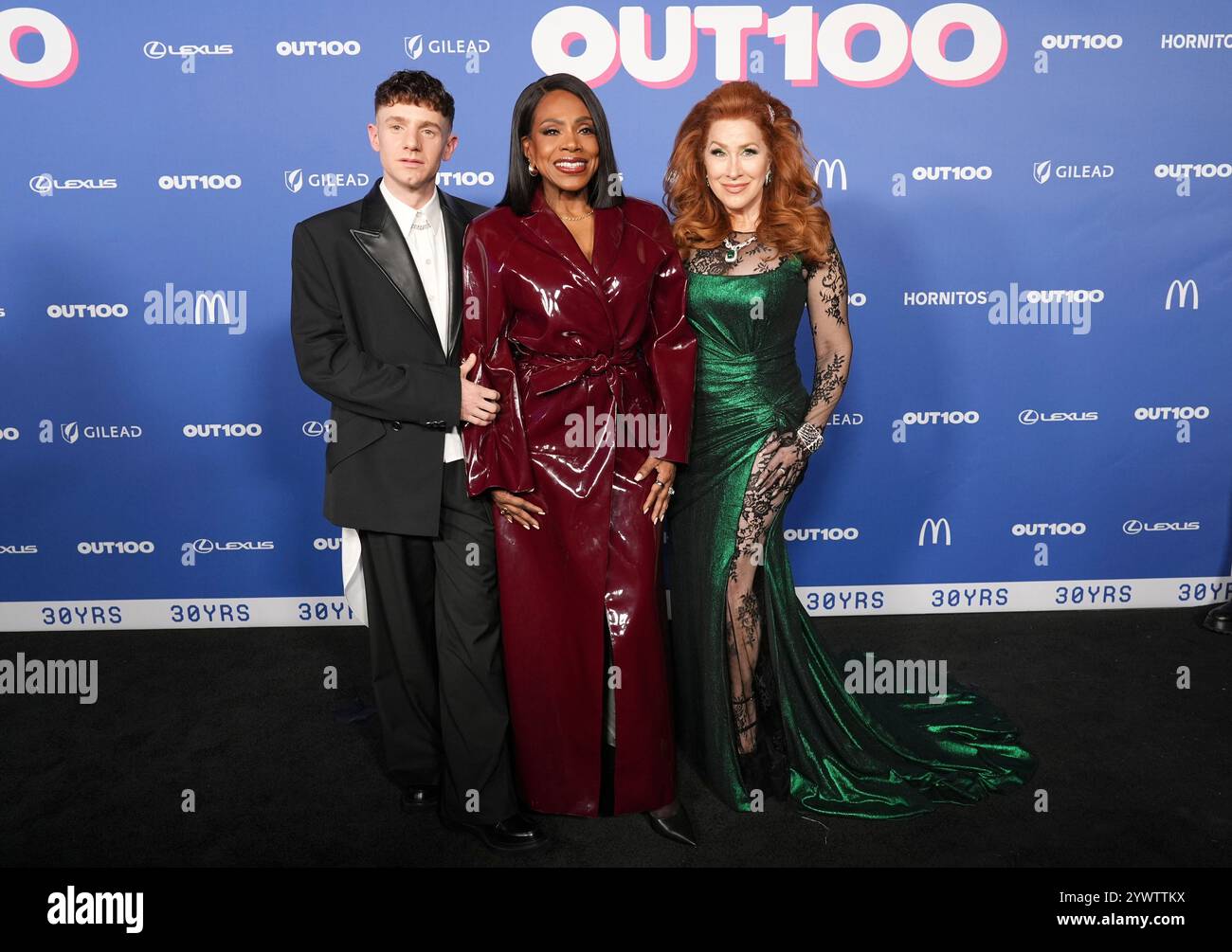 From left, Chris Perfetti, Sheryl Lee Ralph and Lisa Ann Walter pose ...