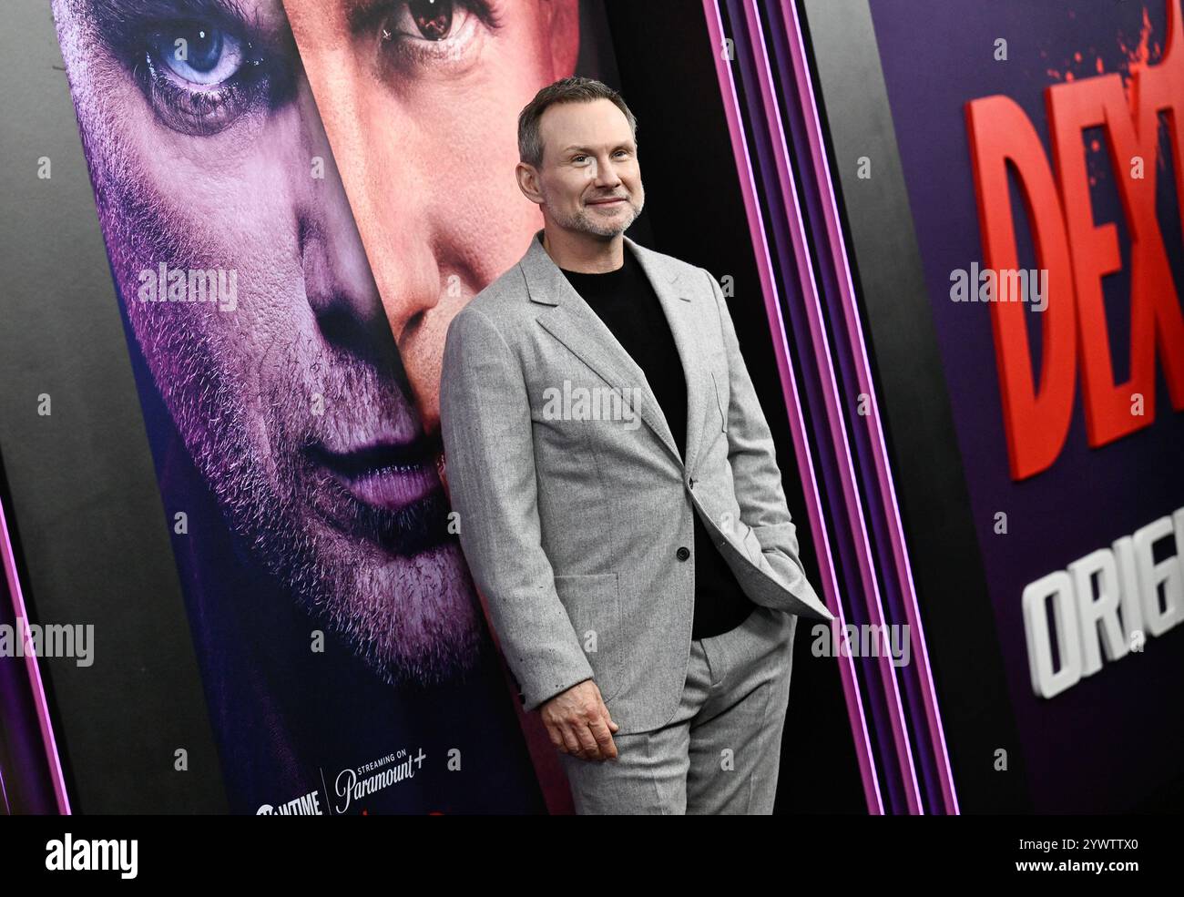 Christian Slater attends the premiere of the Showtime drama series ...