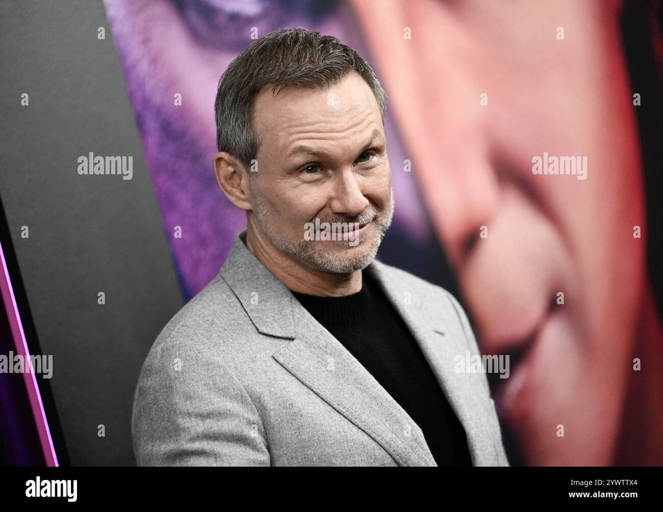 Christian Slater attends the premiere of the Showtime drama series ...