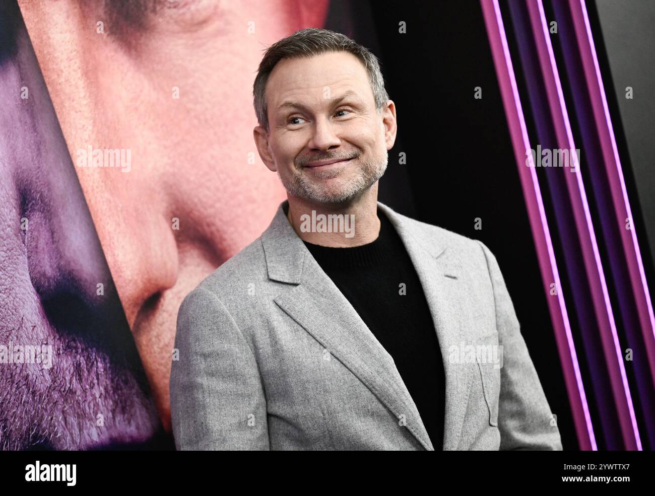 Christian Slater attends the premiere of the Showtime drama series ...