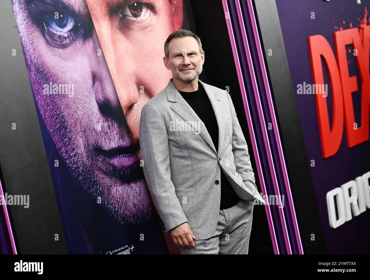 Christian Slater attends the premiere of the Showtime drama series ...