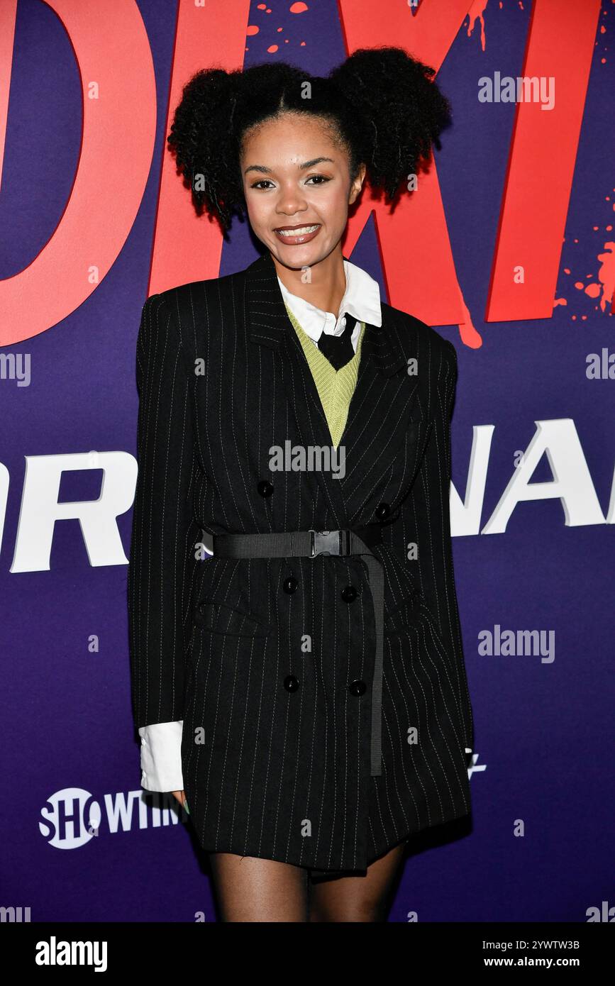 Kayla Green attends the premiere of the Showtime drama series "Dexter ...