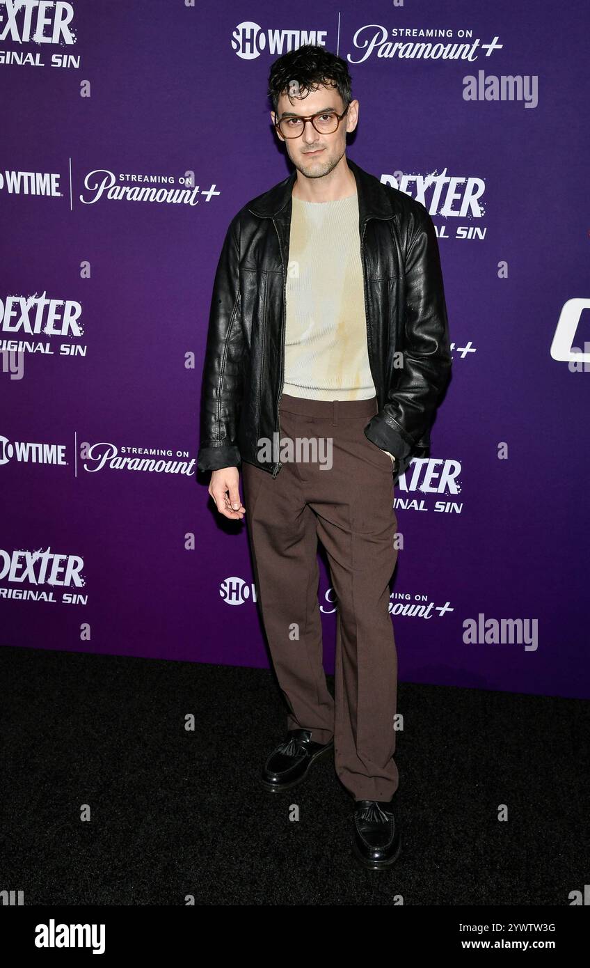 Wesley Taylor attends the premiere of the Showtime drama series "Dexter ...