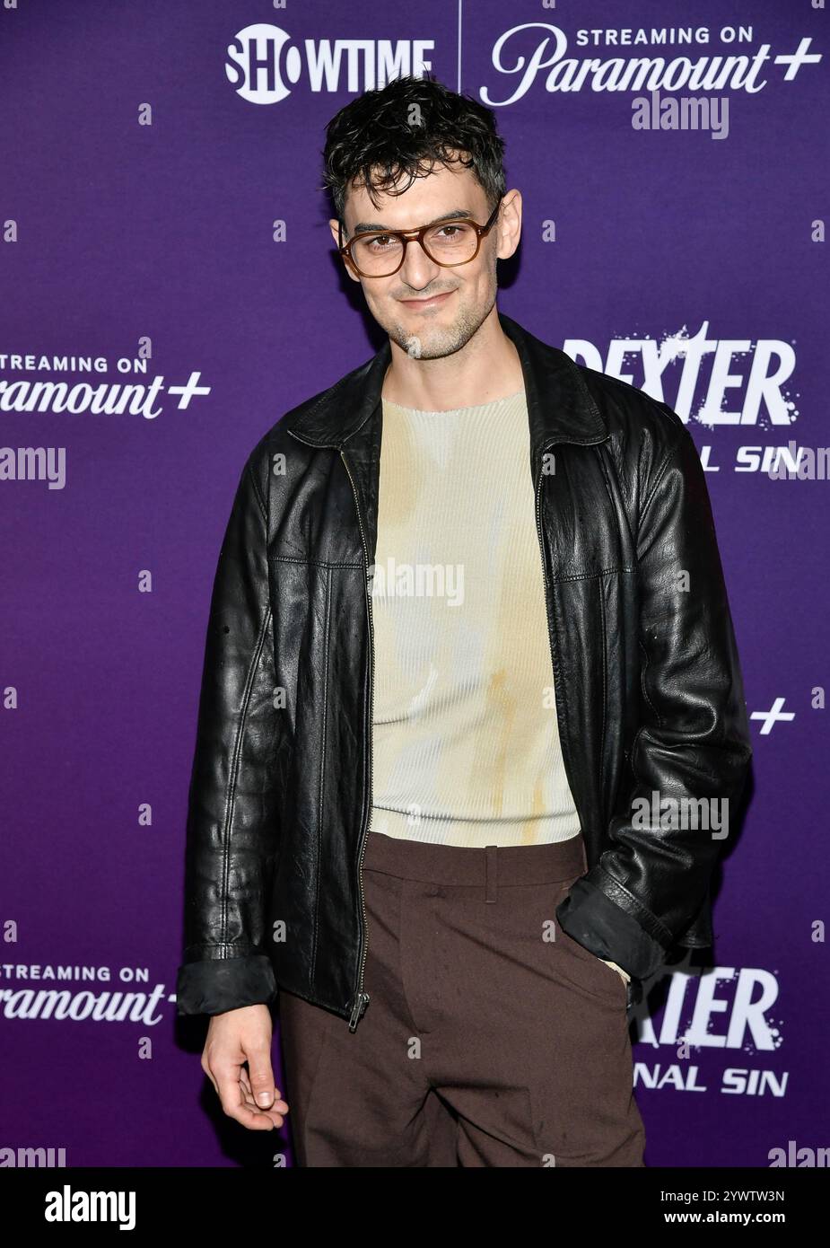 Wesley Taylor attends the premiere of the Showtime drama series "Dexter ...