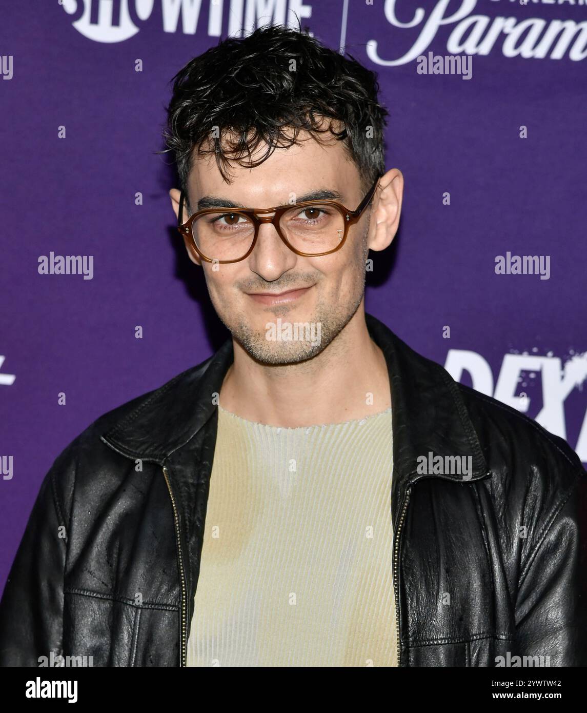 Wesley Taylor attends the premiere of the Showtime drama series "Dexter ...