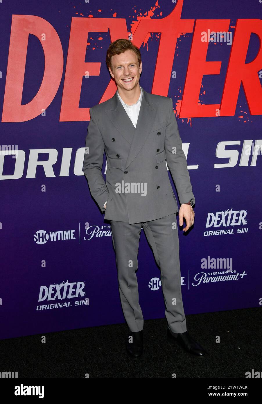 Patrick Gibson attends the premiere of the Showtime drama series ...