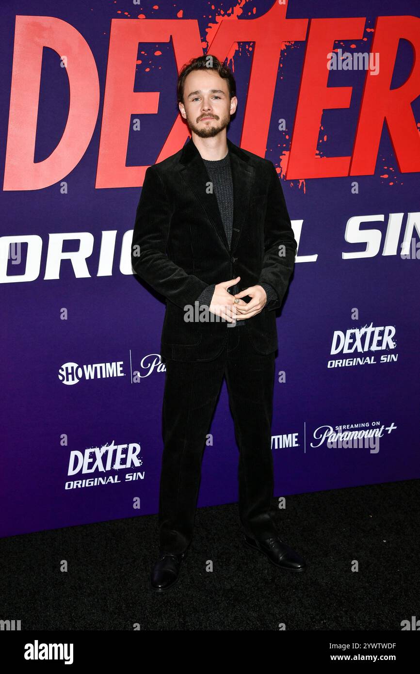 Jack Alcott attends the premiere of the Showtime drama series "Dexter ...