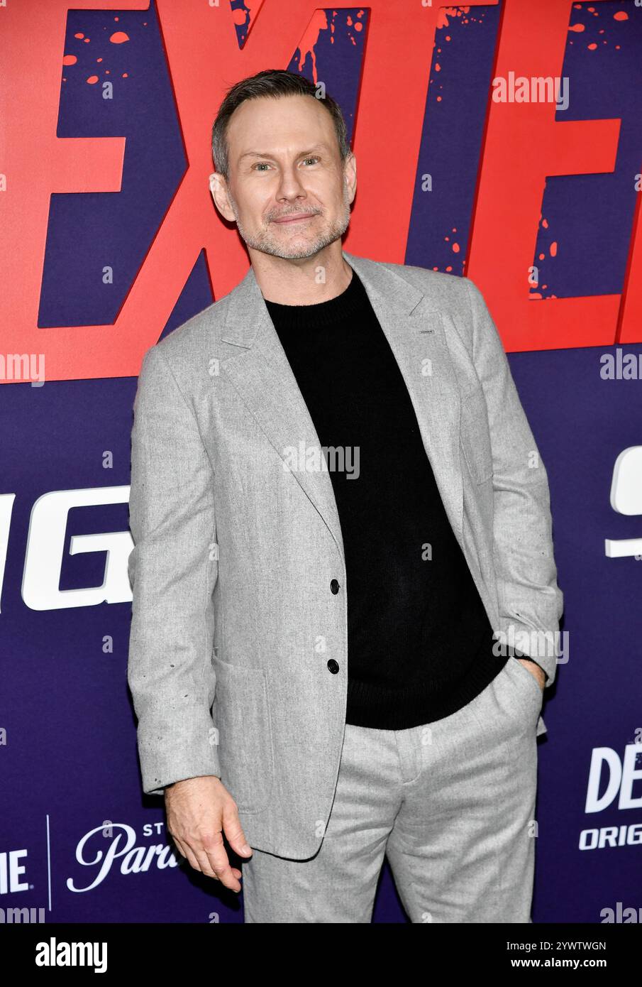 Christian Slater attends the premiere of the Showtime drama series ...