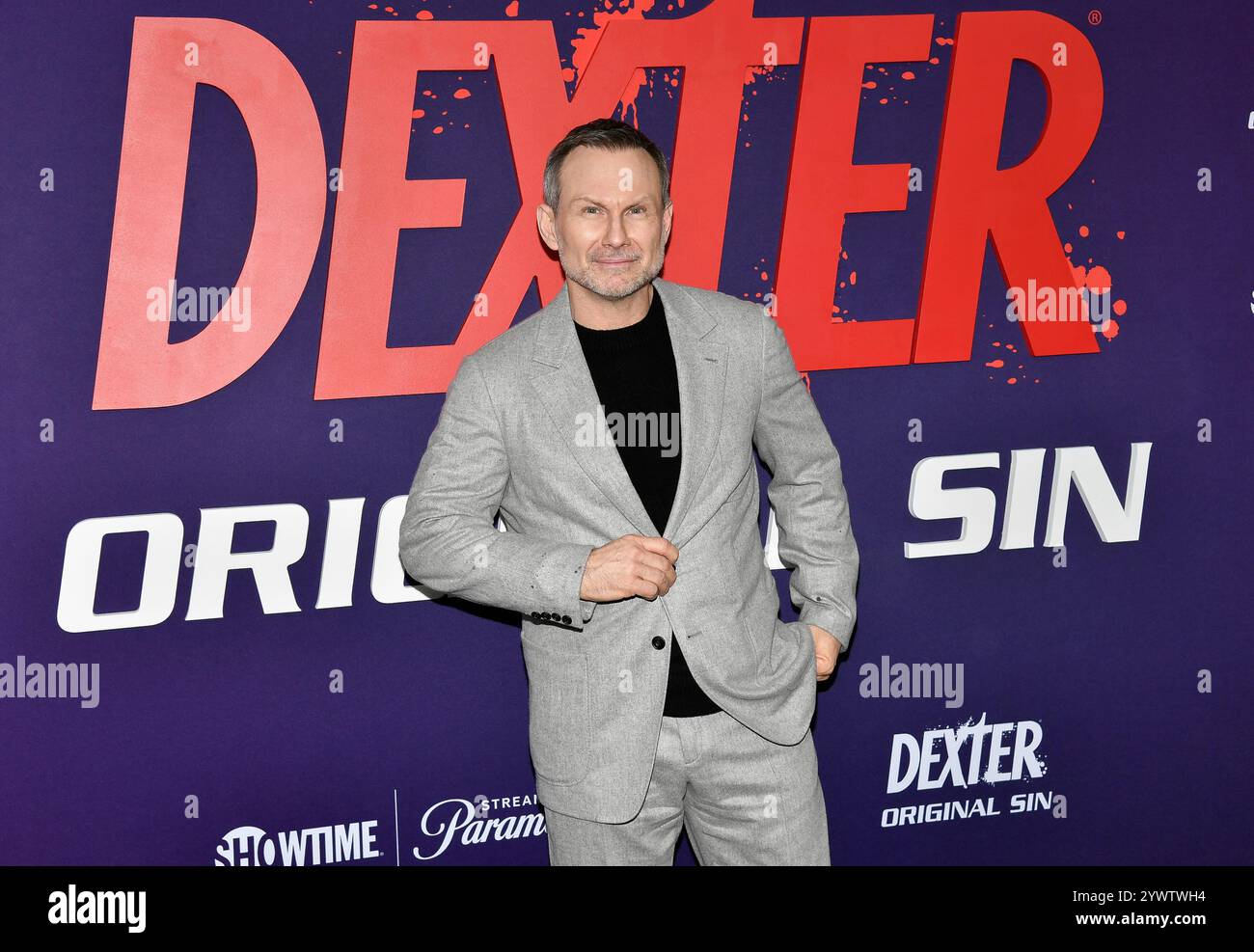 Christian Slater attends the premiere of the Showtime drama series ...