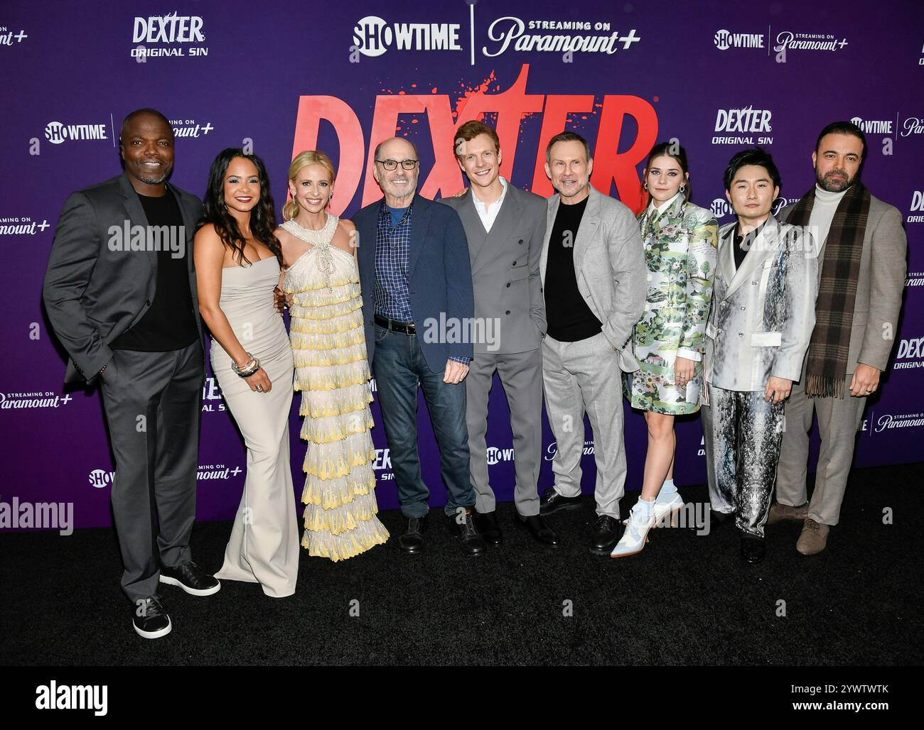 Reno Wilson, from left, Christina Milian, Sarah Michelle Gellar, Clyde ...