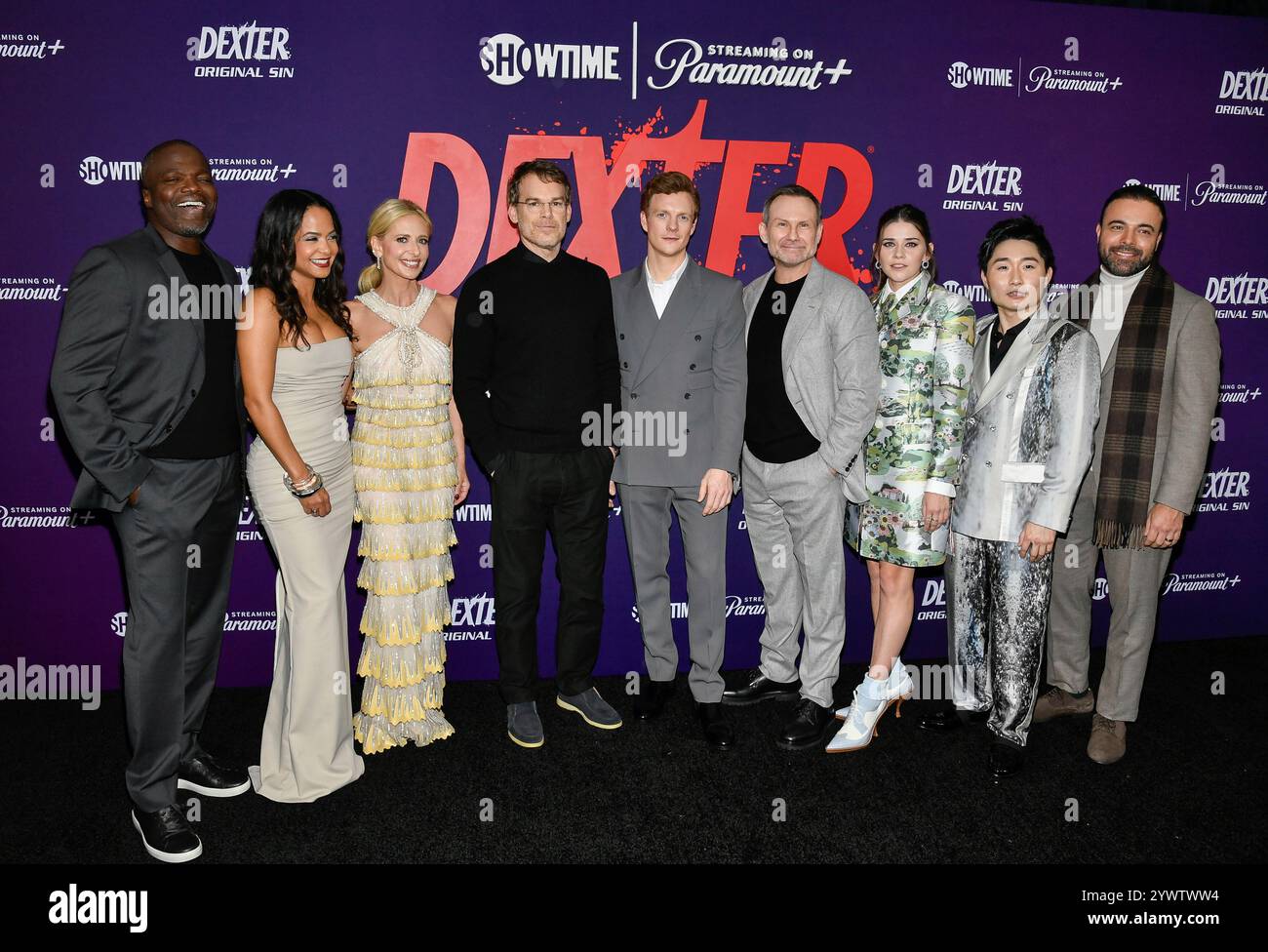 Reno Wilson, from left, Christina Milian, Sarah Michelle Gellar ...