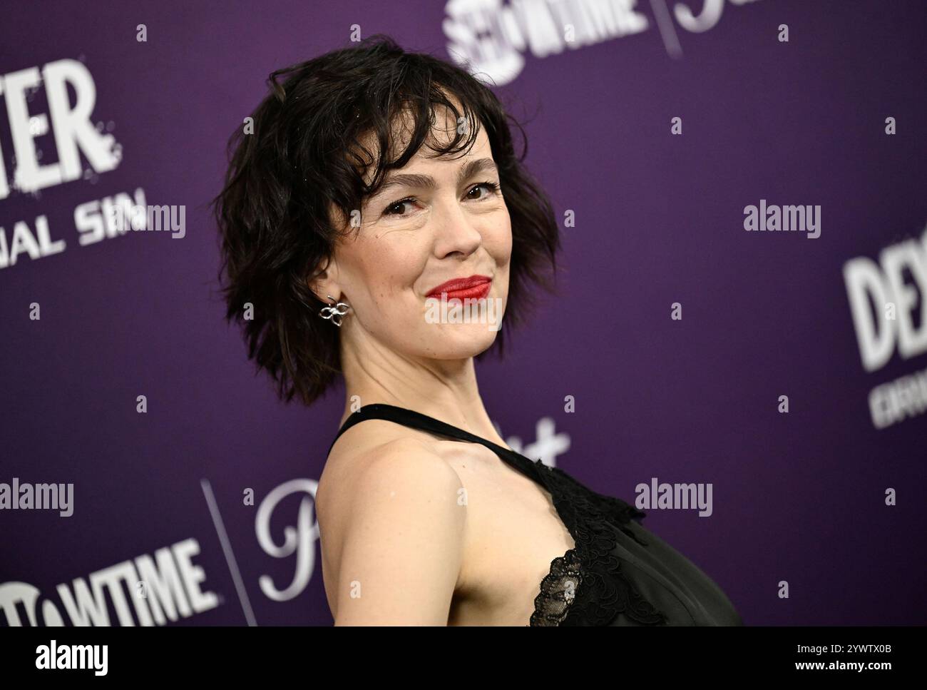 Brittany Allen attends the premiere of the Showtime drama series "Dexter: Original Sin" at the ...