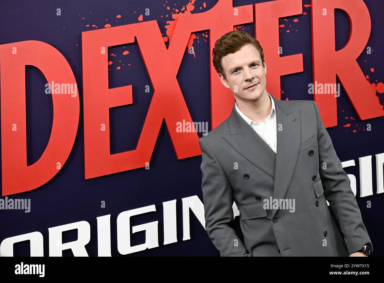 Patrick Gibson attends the premiere of the Showtime drama series ...
