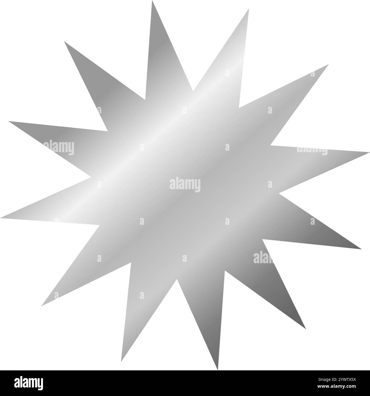 Shining silver star emoji.3d style gray metallic star icon,twinkle ...