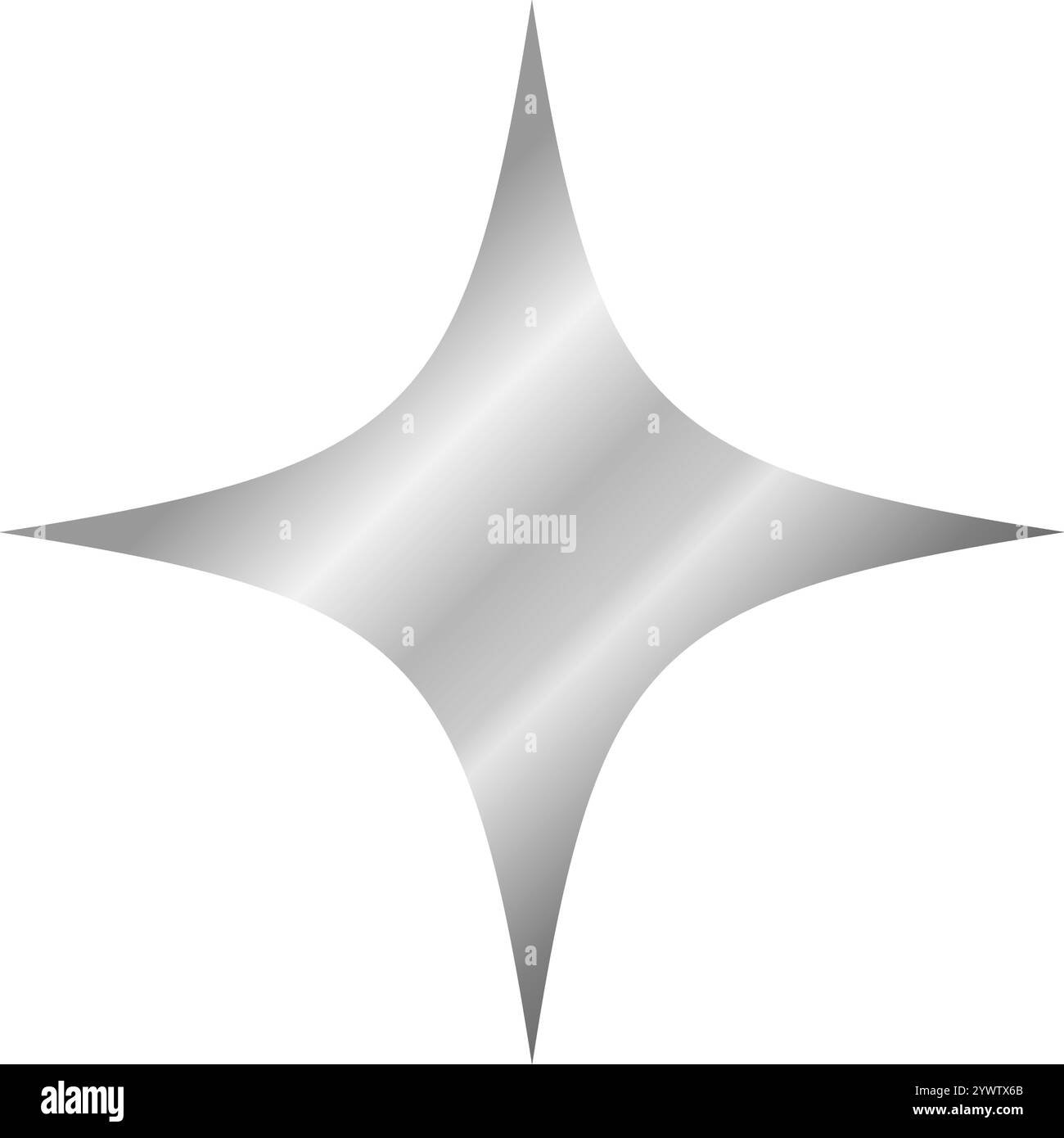 Shining silver star emoji.3d style gray metallic star icon,twinkle ...