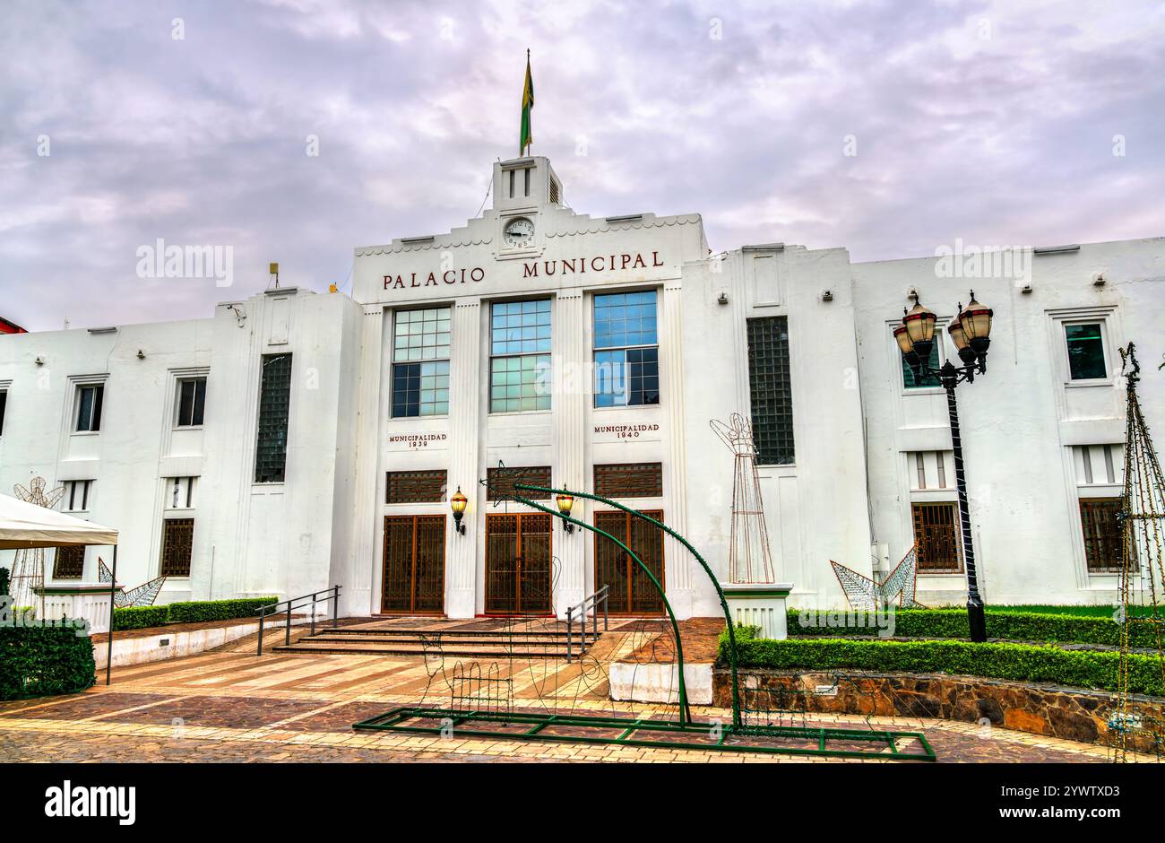 Palacio Municipal, the City Hall of San Pedro Sula in Honduras, Central America Stock Photo - Alamy