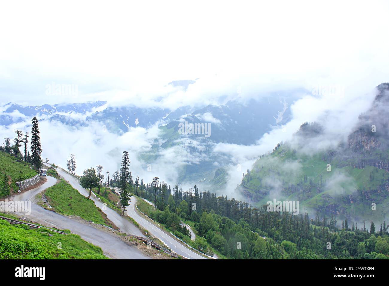 Rohtang Pass is a high mountain pass on the eastern end of the Pir ...