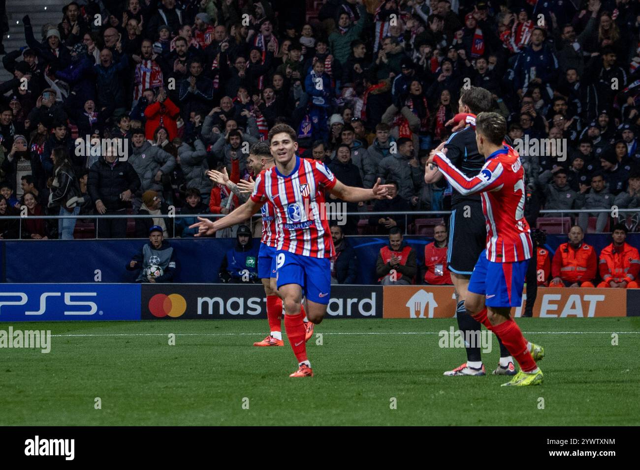 Madrid, Spain. 11th Dec, 2024. Julian Alvarez, Atletico de Madrid ...