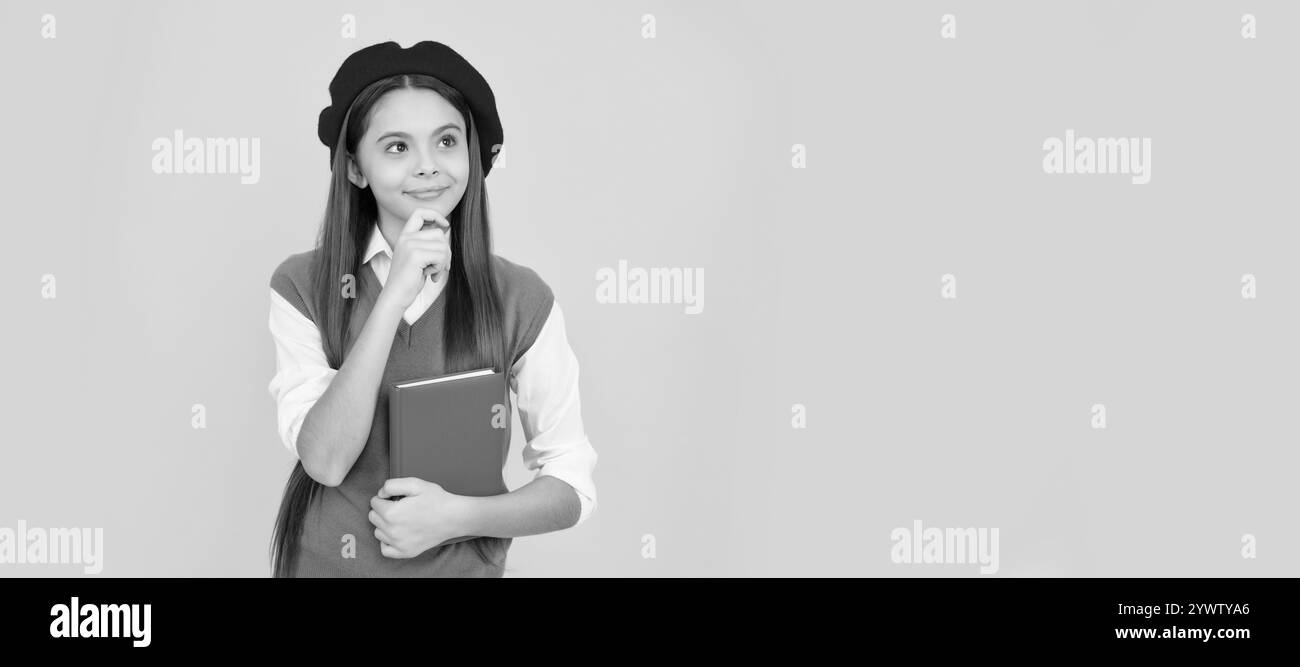 learning french. thoughtful teenage student. tween and youth. education ...