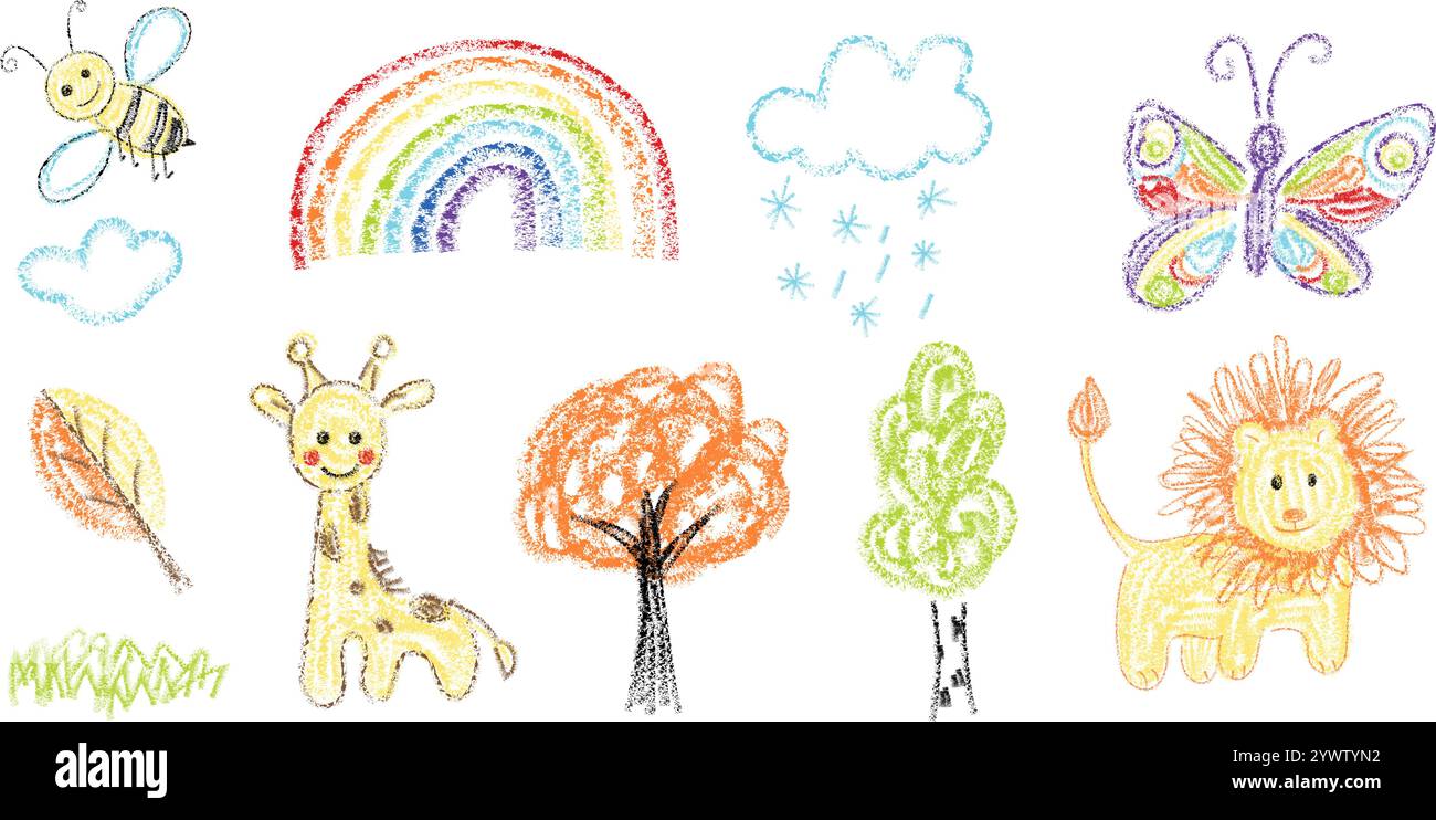 Chalk drawings baby Cut Out Stock Images & Pictures - Alamy