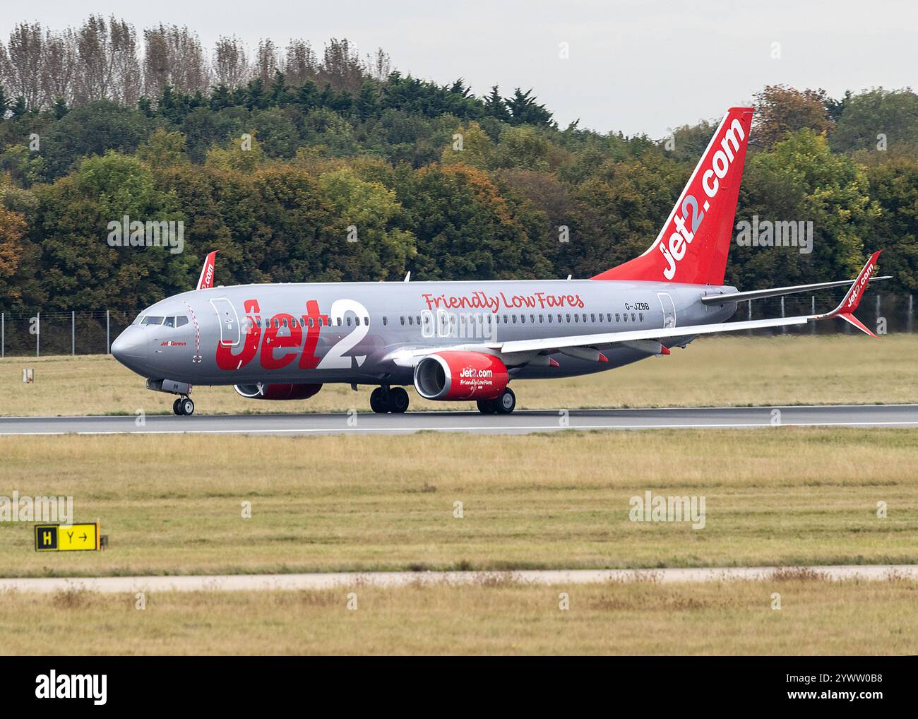 Jet2Holidays Aircraft London Stansted Stock Photo - Alamy