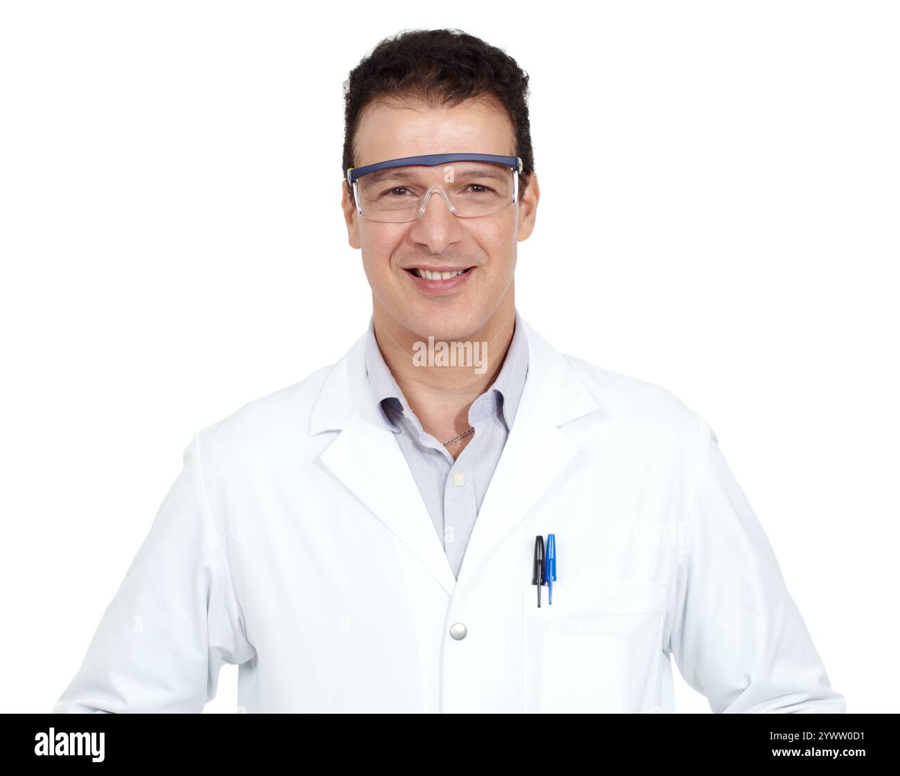 Science, portrait and man in studio with confidence, healthcare ...