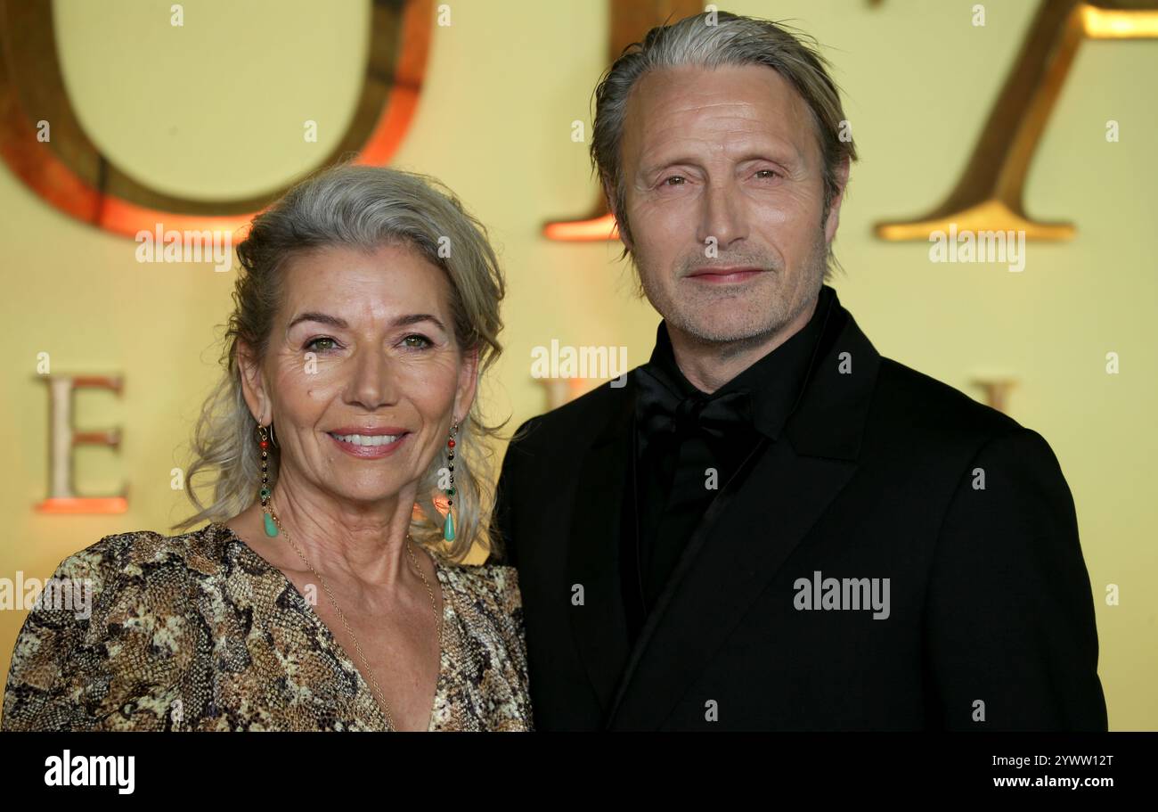 Hanne Jacobsen and Mads Mikkelsen attend the "Mufasa: The Lion King" UK ...