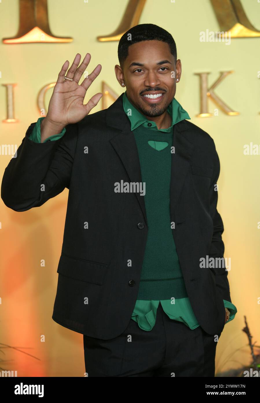 Kelvin Harrison Jr. attends the "Mufasa: The Lion King" UK Premiere at ...