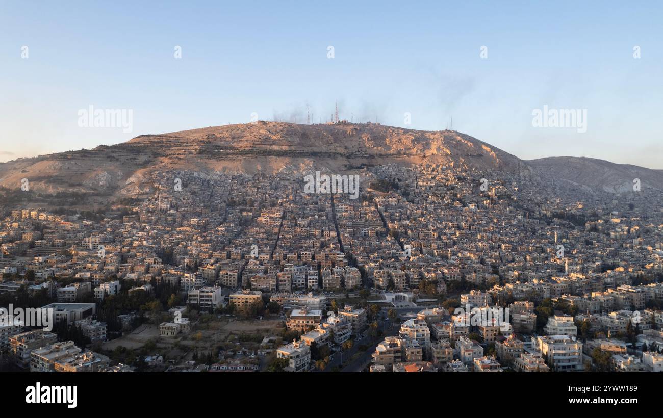 Israeli airstrikes on Damascus. The fall of Bashar al-Assad's regime ...