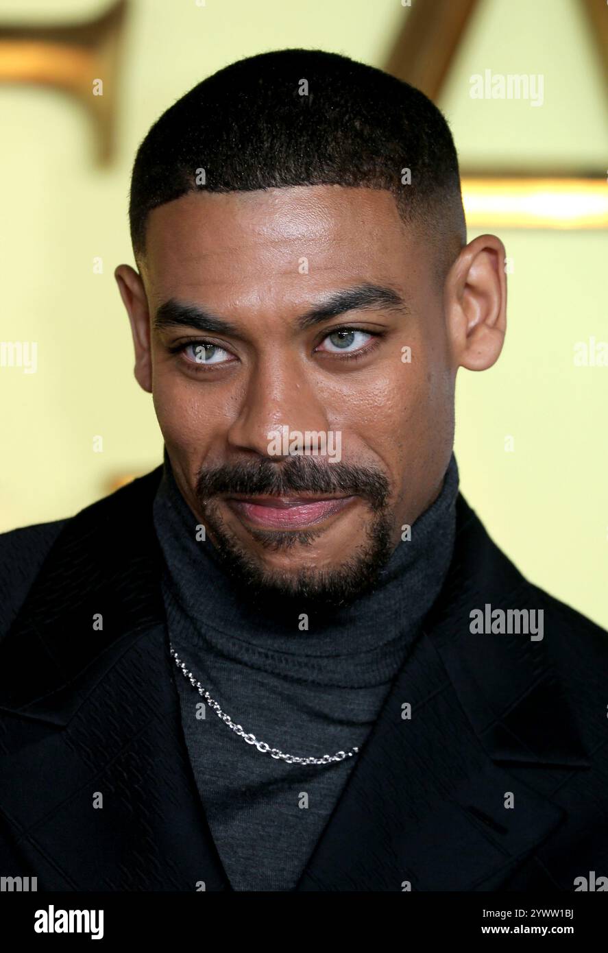 Aaron Pierre attends the "Mufasa: The Lion King" UK Premiere at ...