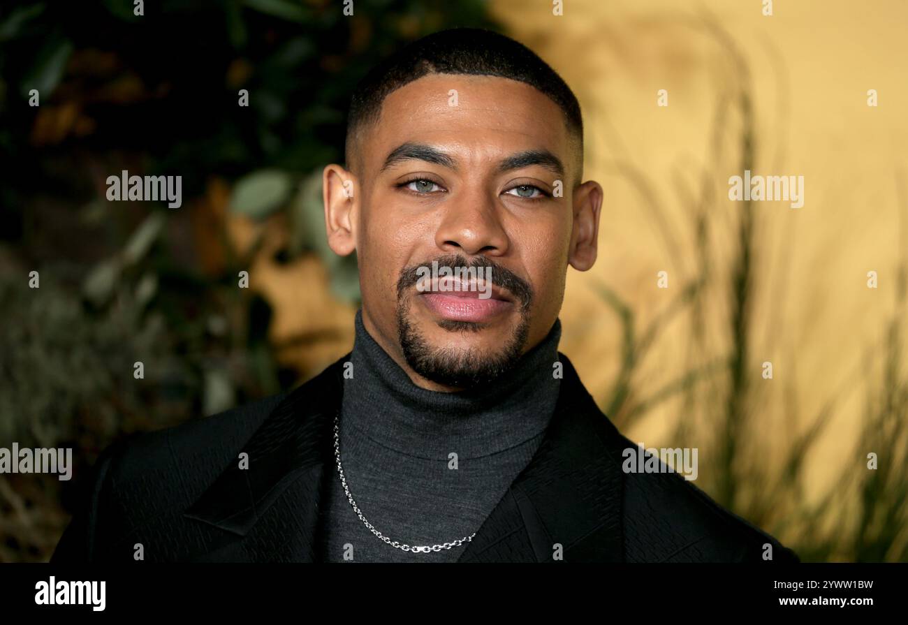 Aaron Pierre attends the "Mufasa: The Lion King" UK Premiere at ...