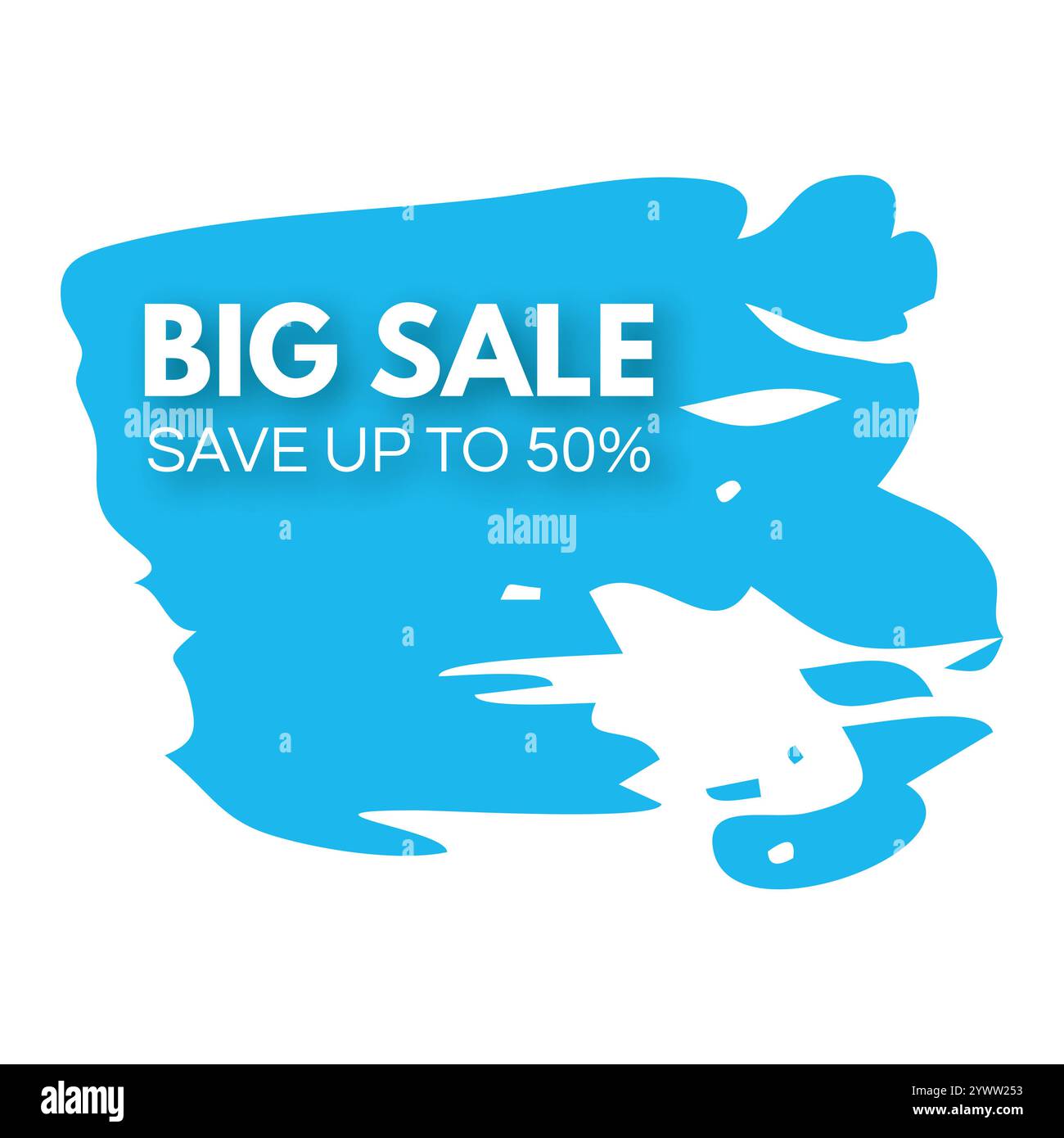 Big blue ink paint Stock Vector Images - Alamy