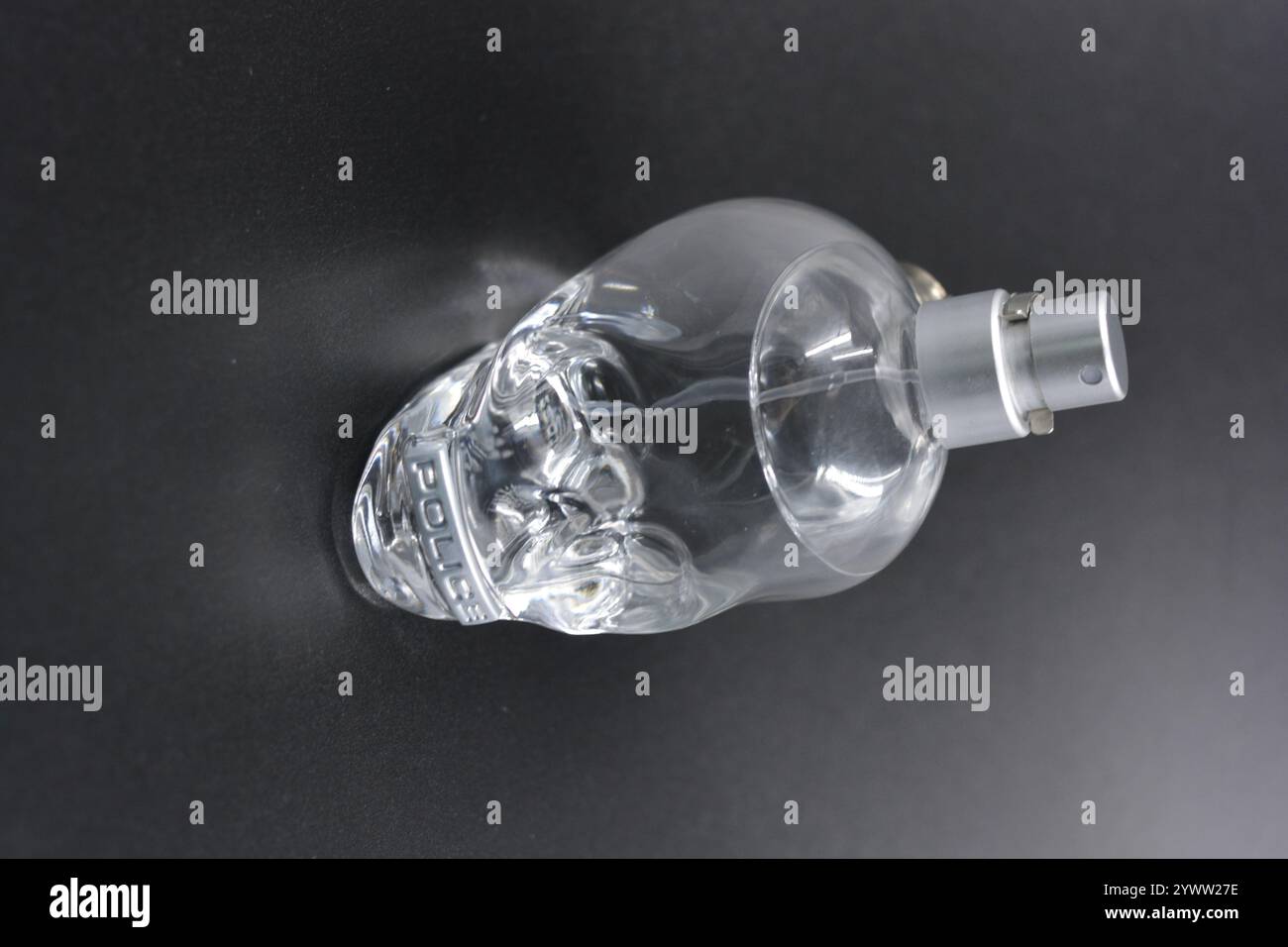 Women's things, perfumes, pleasant aromas. Exquisite clear glass bottle ...