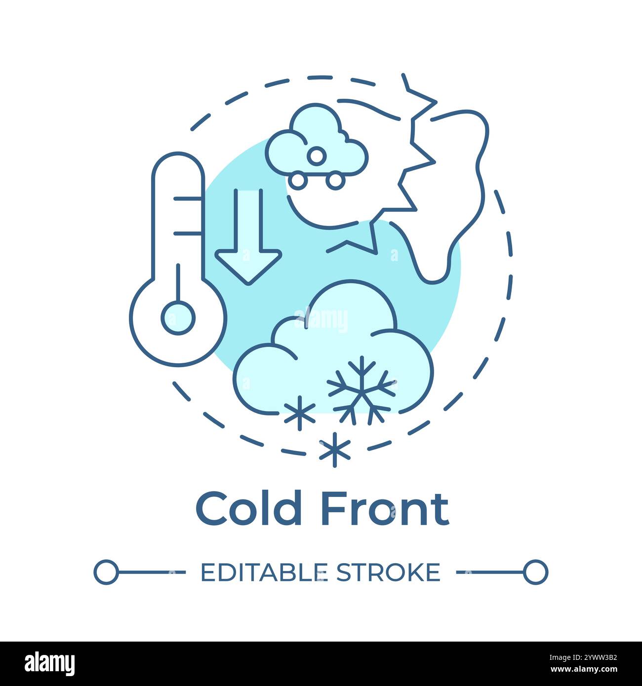Cold front Cut Out Stock Images & Pictures - Alamy