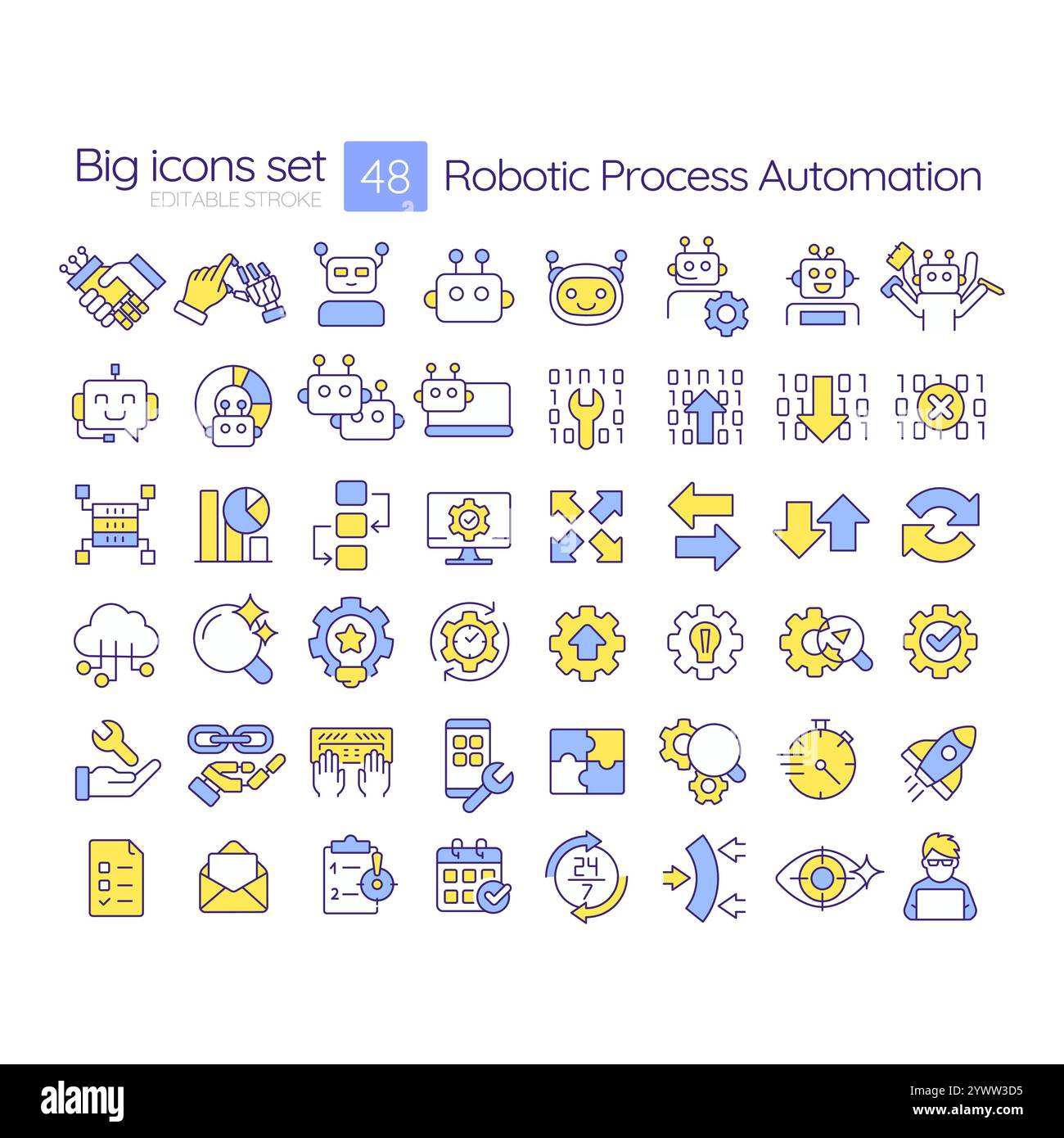 Robotic Process Automation Stock Vector Image And Art Alamy
