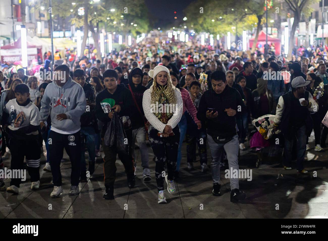 December 12, 2024: Mexico City, Mexico. Millions of pilgrims from all ...