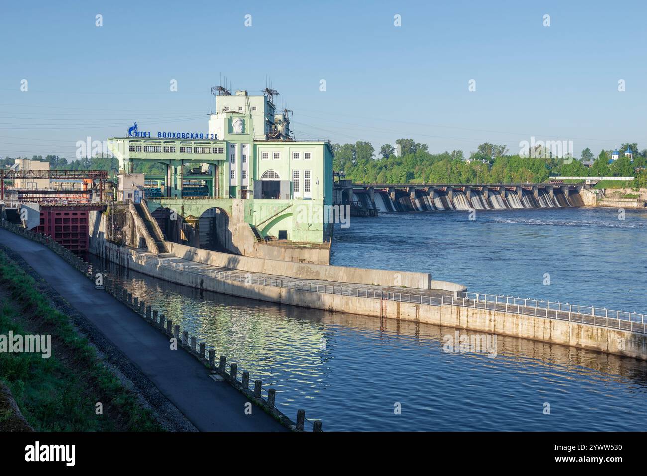 Volkhov hydroelectric power station hi-res stock photography and images ...