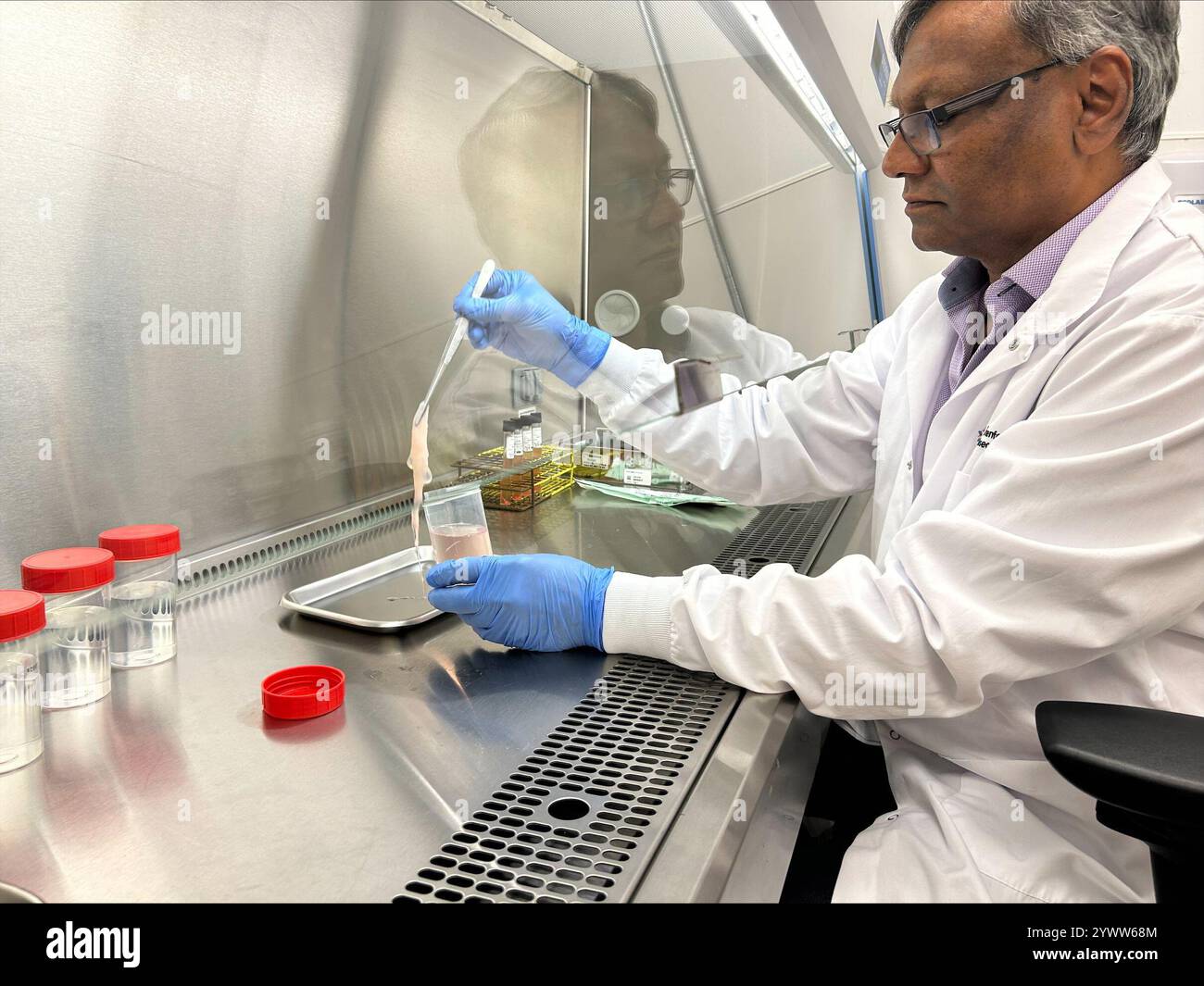 Toronto, Canada. 11th Dec, 2024. Balram Sukhu, director of Mount Sinai Allograft Technologies ...